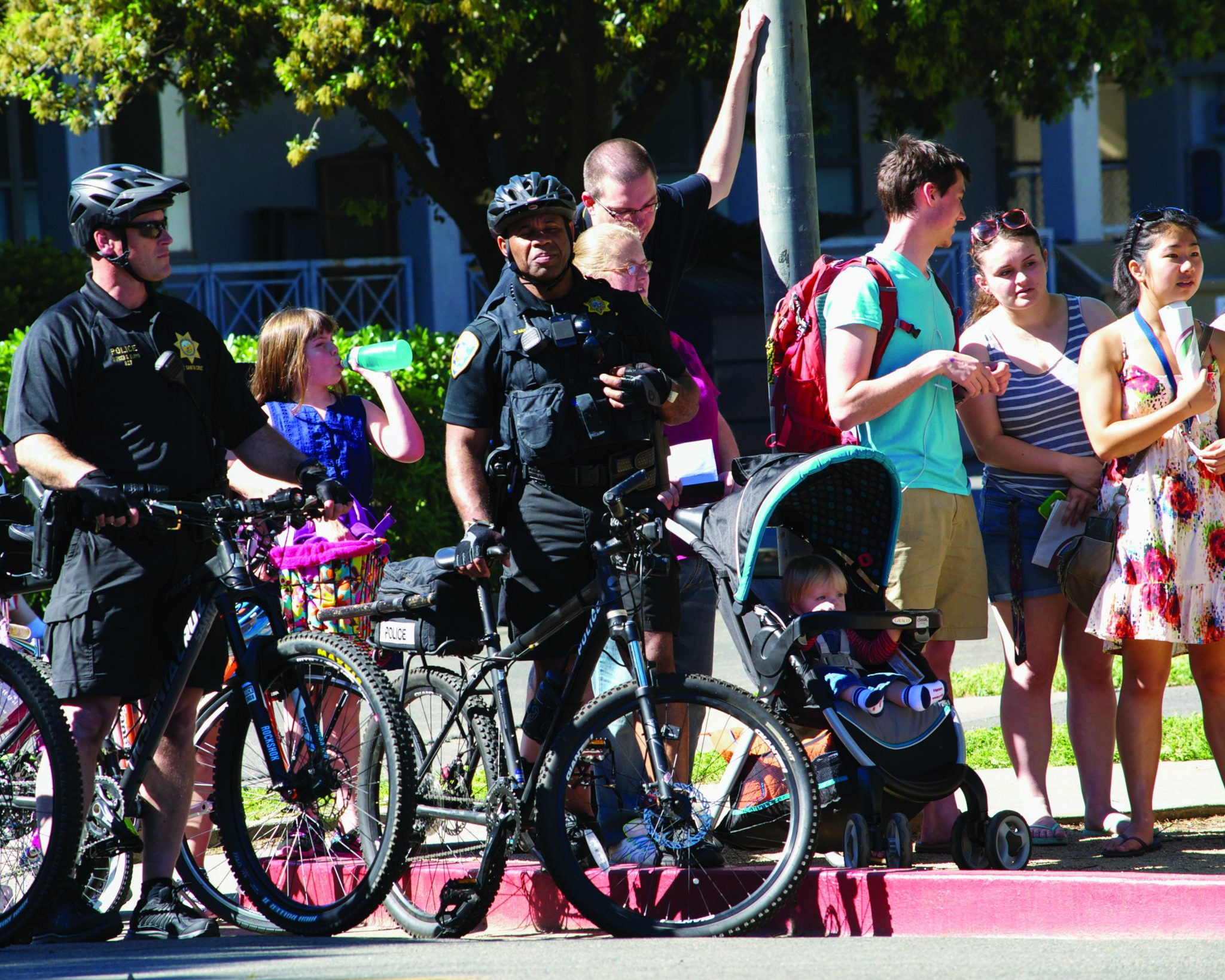 Bicycle cops at UC Davis Picnic day parade - Police Chief Magazine