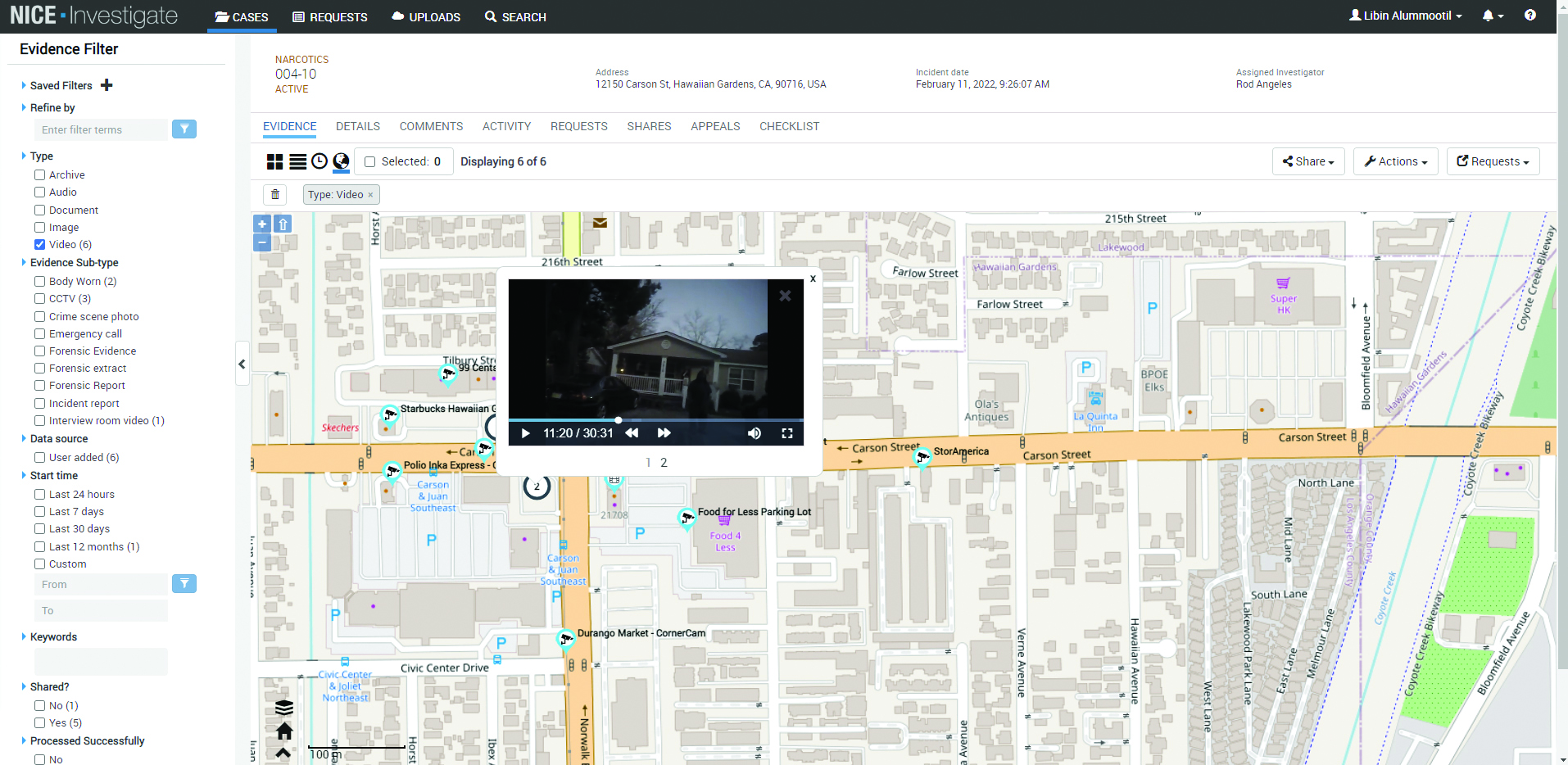NICE_Investigate_Video_Playback_from_Evidence_Map - Police Chief Magazine